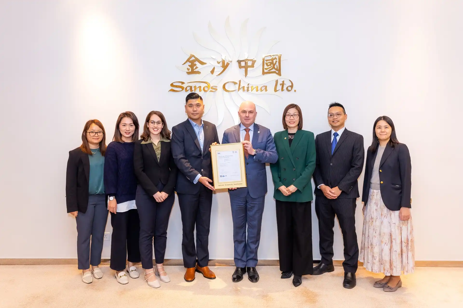 Sands China receives ISO 14001 certification for Environmental ...