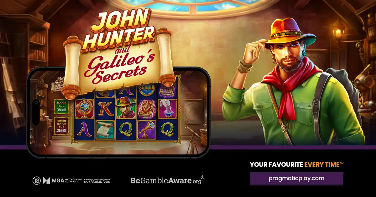 Pragmatic Play ventures into space with John Hunter and Galileo's Secrets | AGB