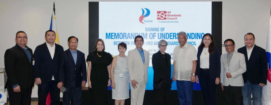 PAGCOR and Ad Standards Council sign MOU to strengthen oversight of ...